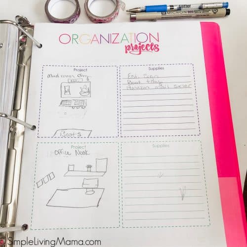 Home Organization Binder Ideas - Simple Living Mama